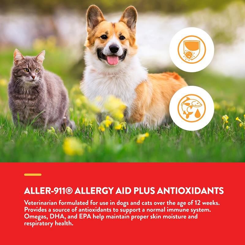 Naturvet Aller-911 Allergy Aid for Dogs | Dog Medicine | Allivet