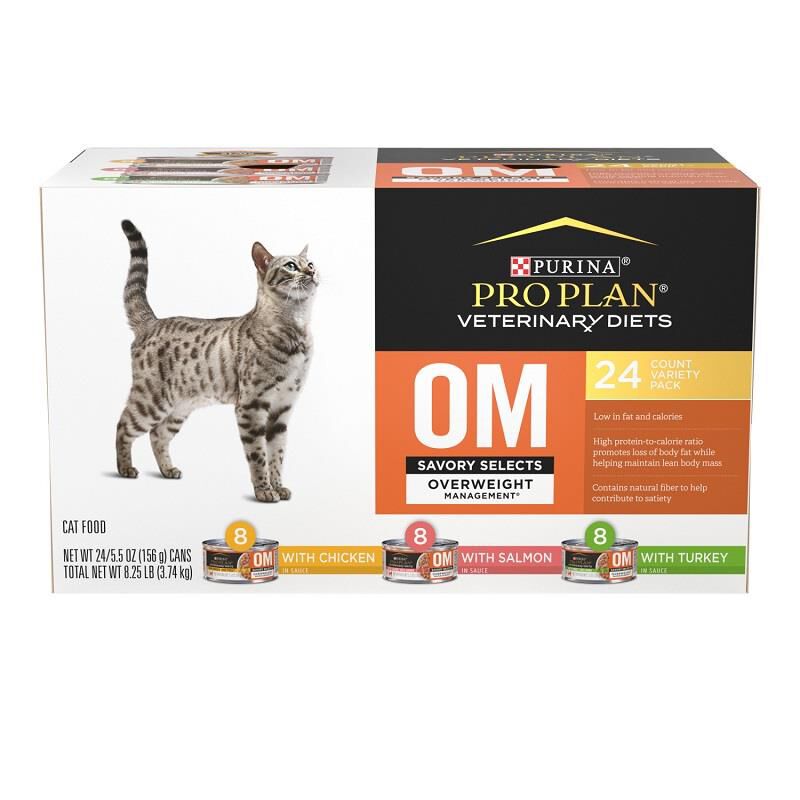 Purina Pro Plan Veterinary Diets OM Overweight Management Savory ...