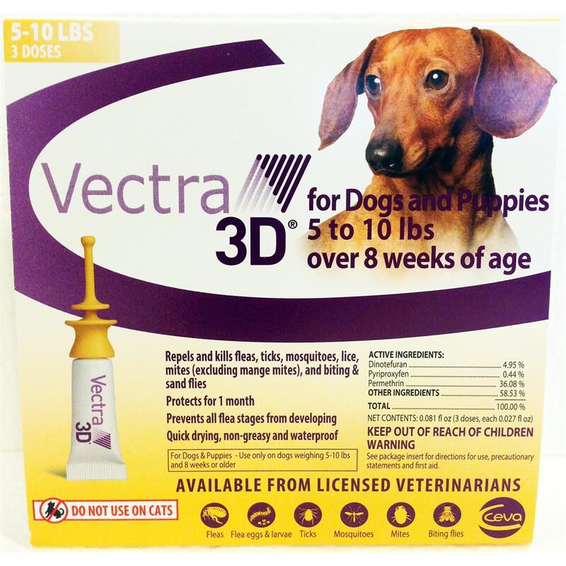 Vectra 3D for Dogs - Flea & Tick Treatment | Allivet
