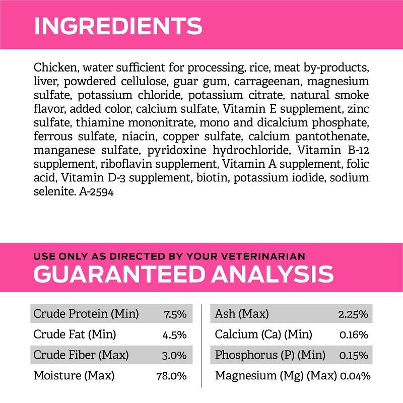 Purina Pro Plan UR Urinary Ox/St Food 12 x 13.4 Oz cans for dogs