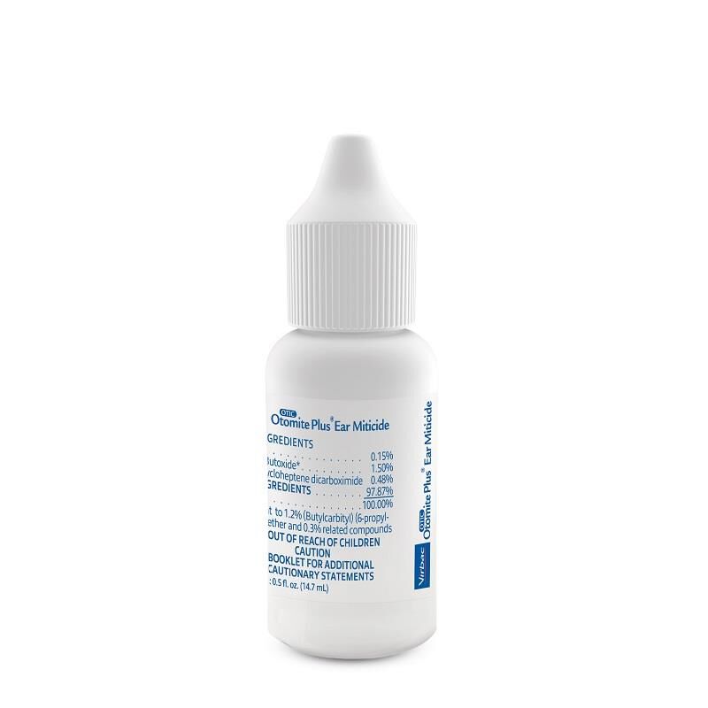 Virbac Otomite Plus Ear Miticide | Otomite for dogs and cats