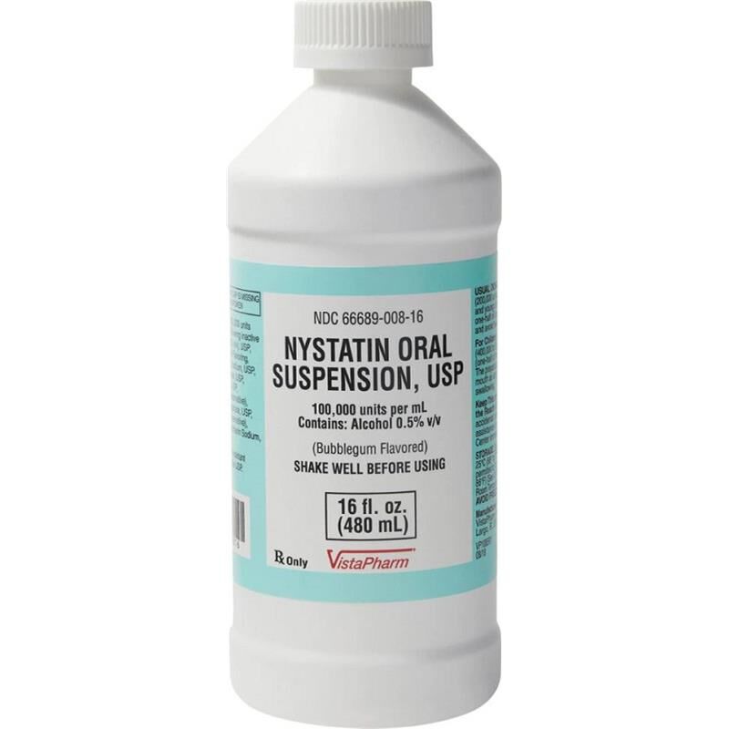 Nystatin Oral Suspension Usp 100000 Uml 16 Oz