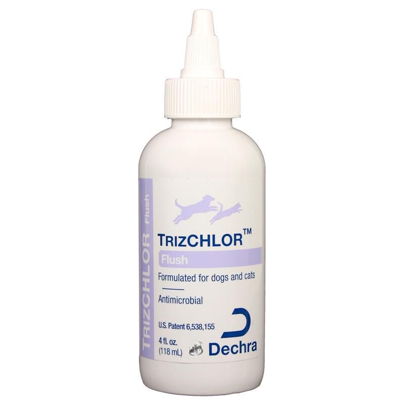 Buy TrizCHLOR Flush 4 Oz for Dogs & Cats | Ear Infection | Allivet