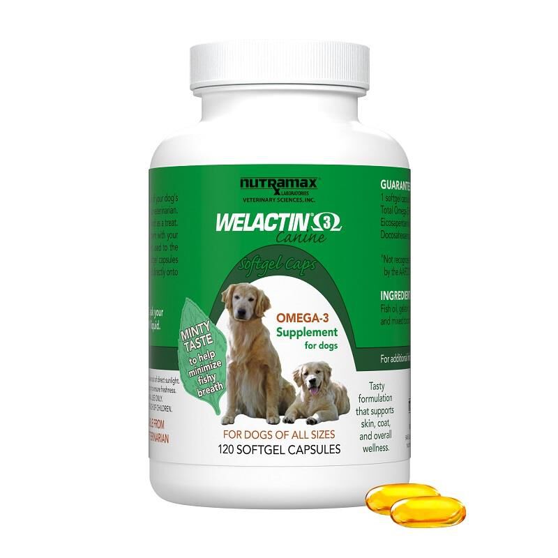 Welactin Canine Softgel Capsules | Get Welactin 120 Count for Dogs
