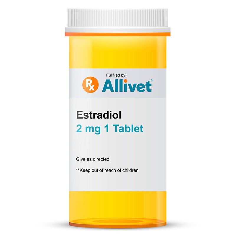 Estradiol 2 mg tablet for dogs, cats and horses at an affordable price