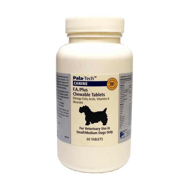 Pala-Tech Canine FA Plus 60 Chewable Tabs | Pala-Tech for Dogs