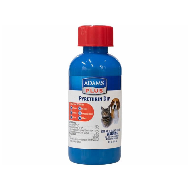 Order Adams Plus Pyrethrin Dip 4 Oz for dogs and cats online