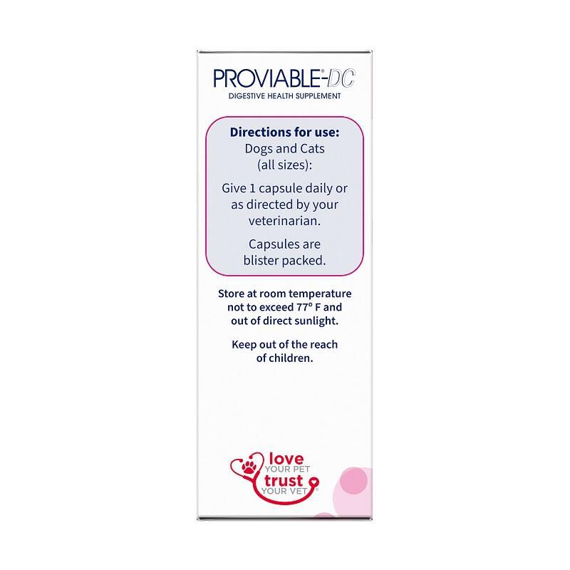 Proviable-DC Multi-Strain Probiotic Capsules for Dogs & Cats