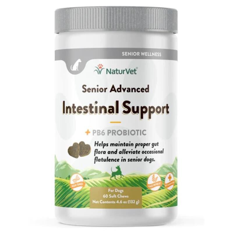 NaturVet Senior Advanced Calming Aid Soft Chews for Dogs