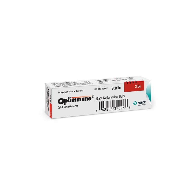 Buy Optimmune Ophthalmic Ointment 0.2% for Dogs Online | Allivet