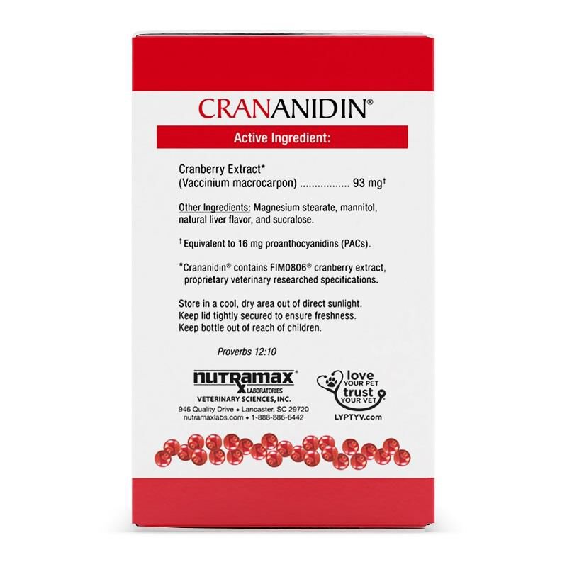 Crananidin Chewable for dogs | Buy Crananidin Chewable Tablets