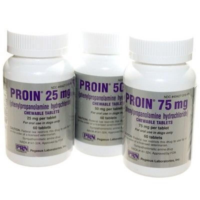 Proin for Dogs - 25mg, 50mg, 75mg Chewable Tablets | Allivet