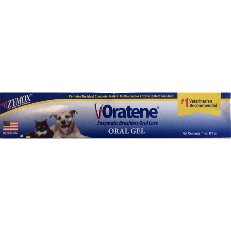 Oratene Veterinarian Antiseptic Oral Gel 1 Oz for dogs and cats