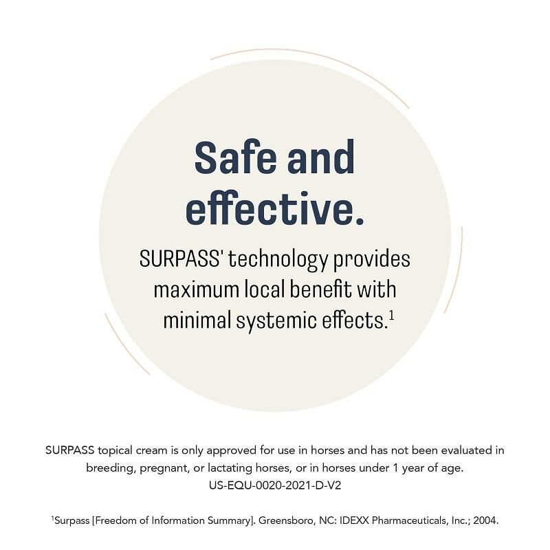 Surpass Equine topical cream | Buy Surpass for horses now