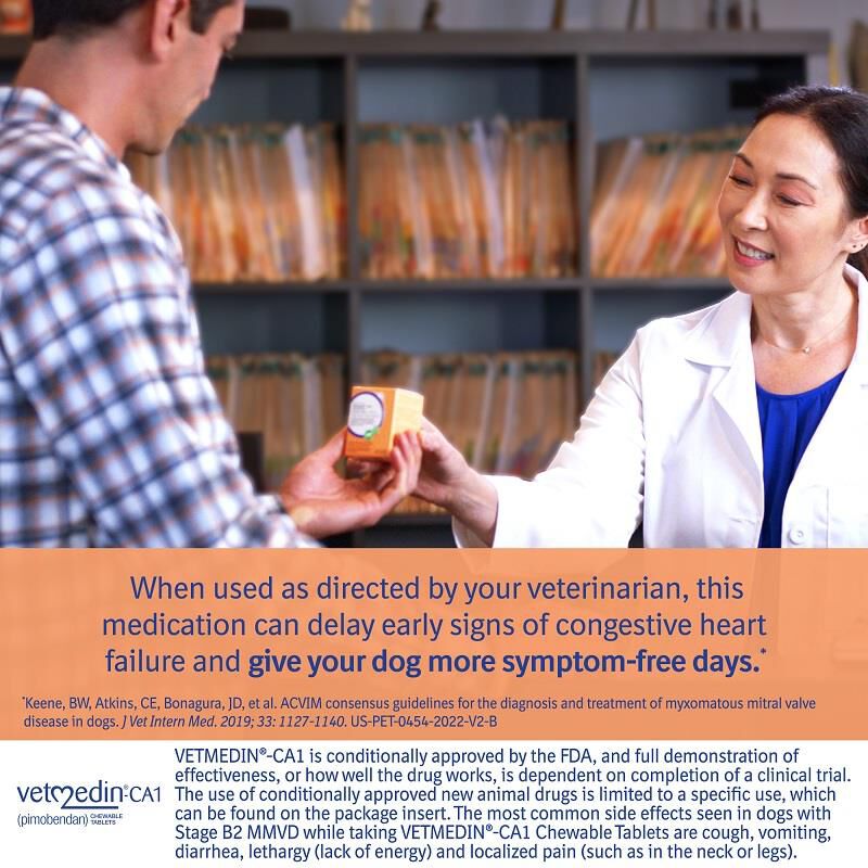 Vetmedin-CA1 (pimobendan) Chewable Tablets for Dogs