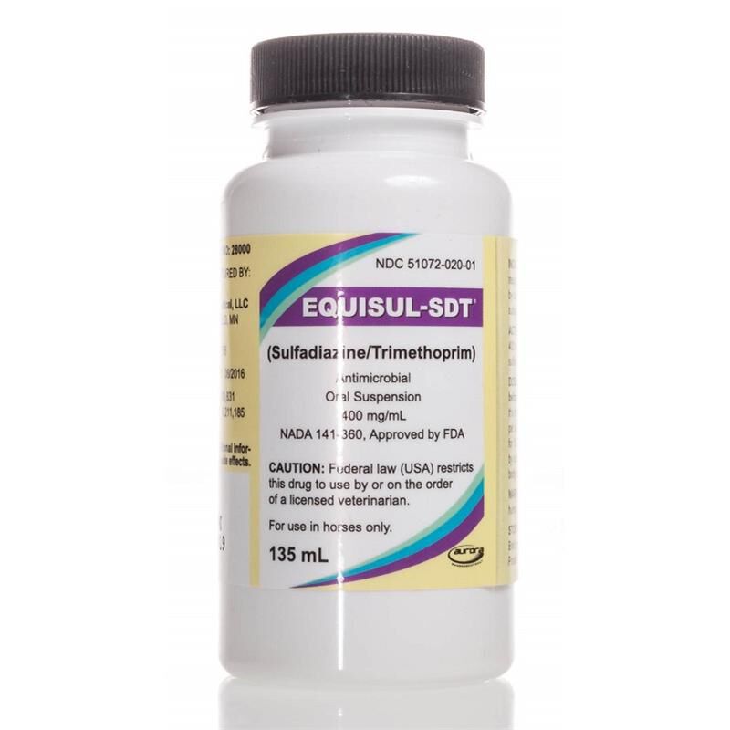 Equisul-SDT Oral Suspension (Sulfadiazine/Trimethoprim) 400 mg/ml