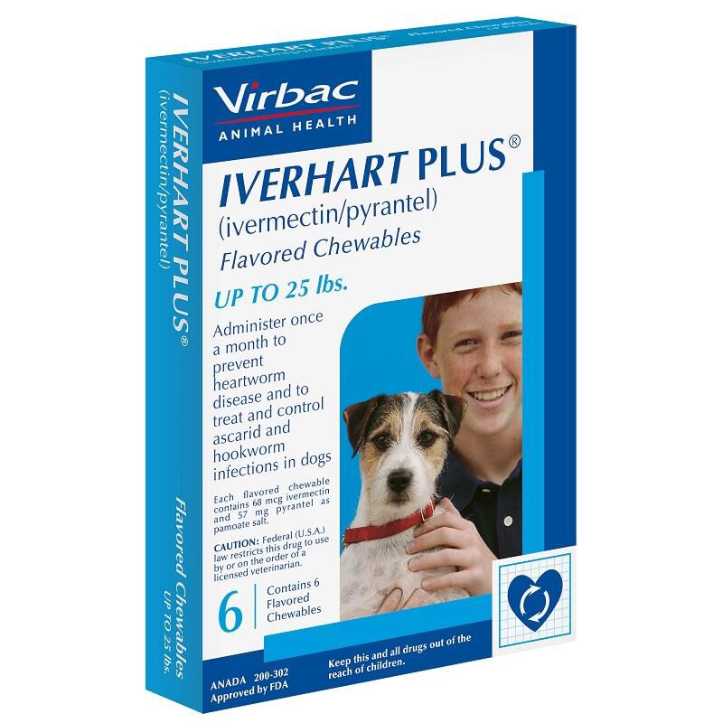 Iverhart Plus Flavoured Chewables for Dogs for Heartworm