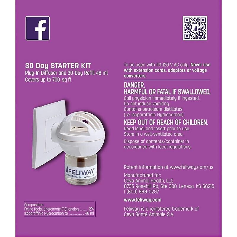 Buy Feliway Diffuser Plug-In Starter Kit for cats and kittens