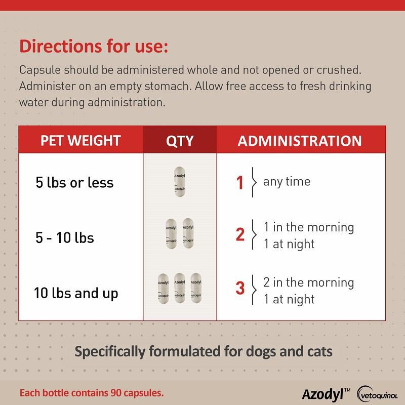Azodyl Capsules for Dogs & Cats | Allivet Pet Pharmacy
