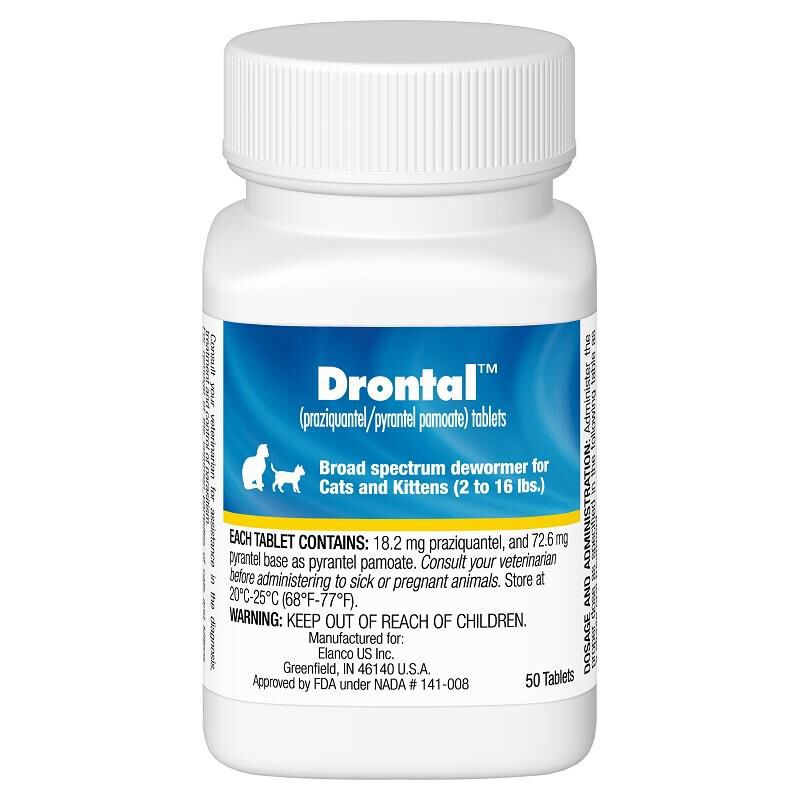 Drontal Feline Tablets - Dewormer for Cats & Kittens