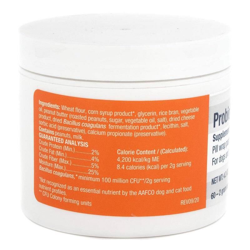 ProbioWrap Pill Wrap Paste with Probiotics for Dogs and Cats, 4.2 oz