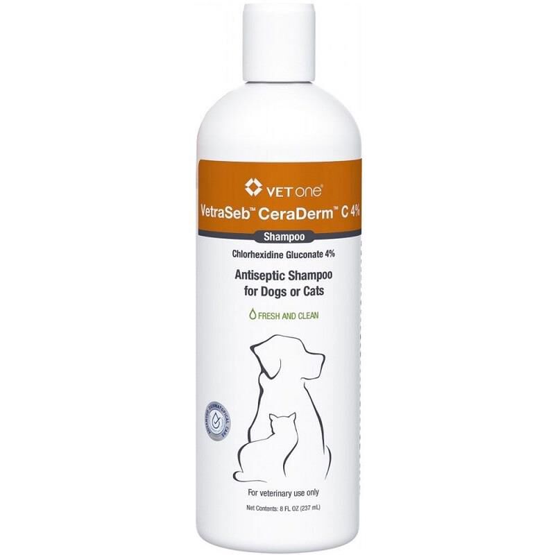 VetraSeb CeraDerm CK Antiseptic Shampoo for Dogs or Cats