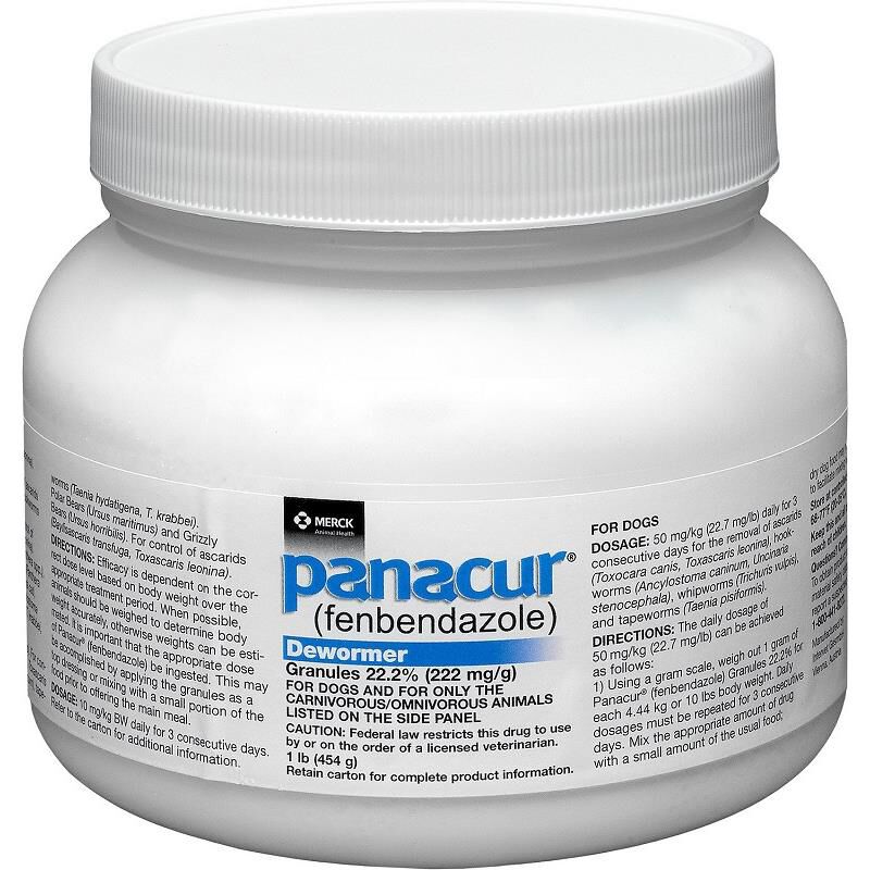 Buy Panacur 22.2 Granules dewormer 1 Lb for dogs and puppies