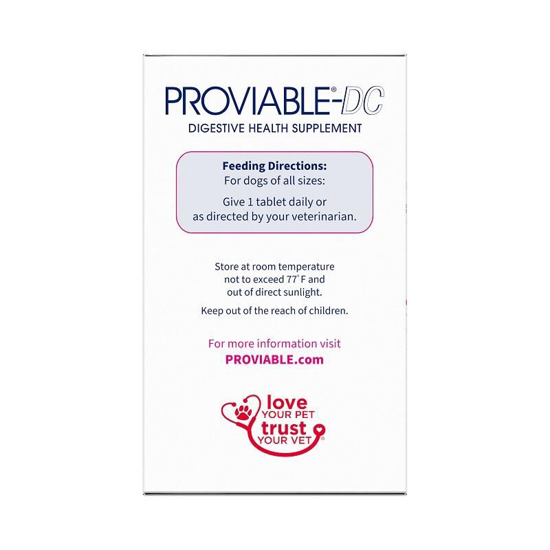 Proviable-DC Digestive for Dogs | Supplement | 60 Tablets | Allivet