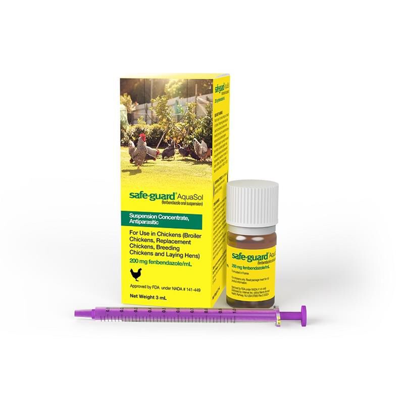Safe-Guard Aquasol Dewormer for Chickens, 3 ml