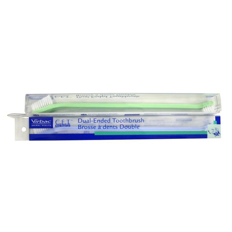 Buy Virbac CET Dual Ended Toothbrush for dogs and cats online