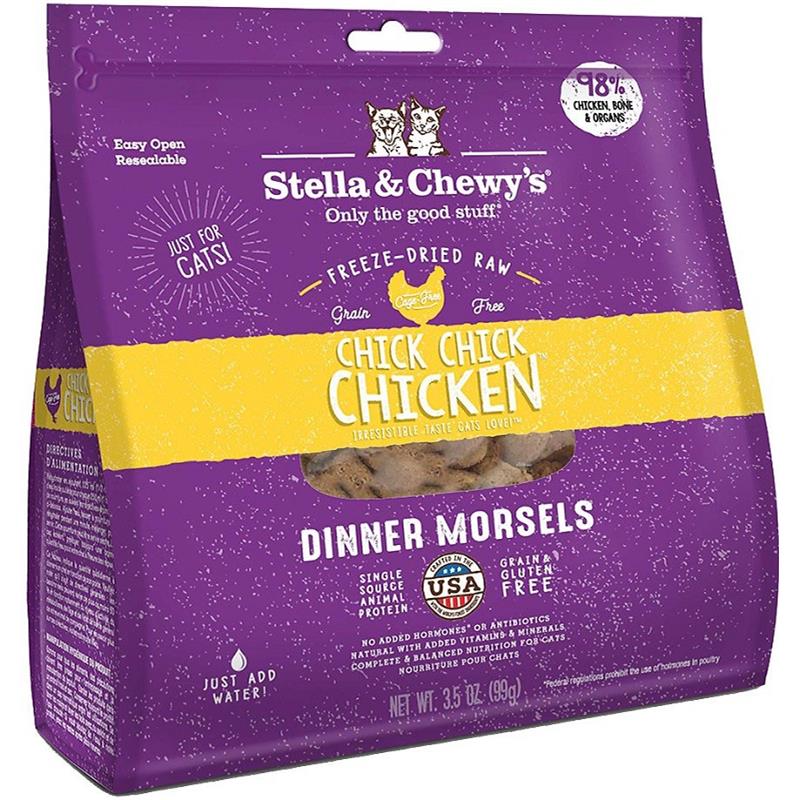 Stella Chewy s Freeze Dried Raw Chick Chick Chicken Dinner Morsels Stella Chewy s Freeze Dried Raw Chick Chick Chicken Dinner Morsels