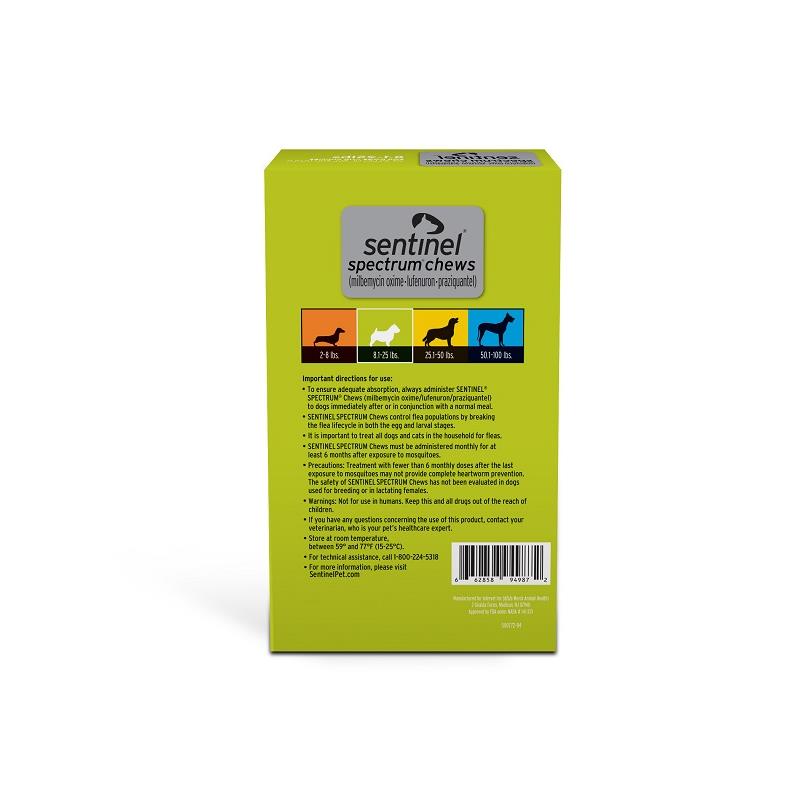 Sentinel Spectrum Tablet | Affordable Sentinel For Dogs | Allivet Pet ...