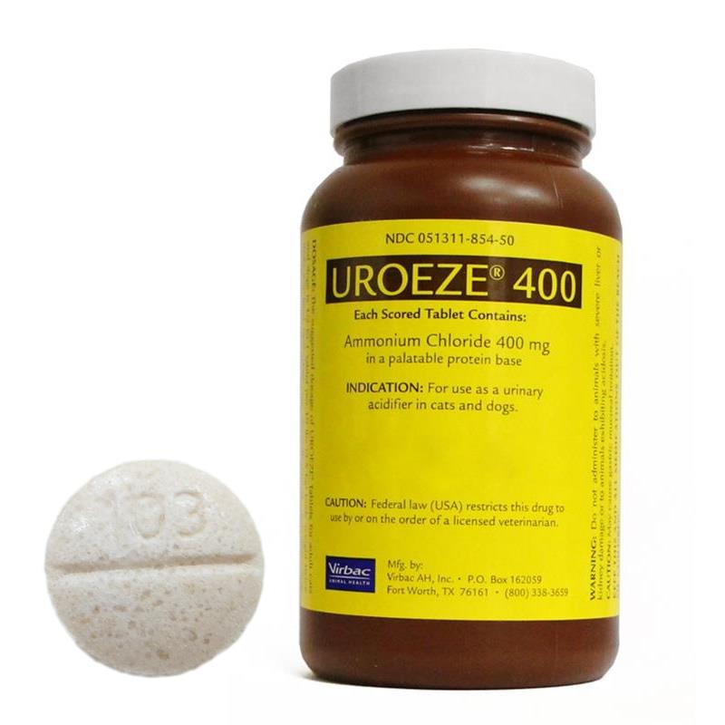 Uroeze tablets for dogs and cats | Order Virbac Uroeze