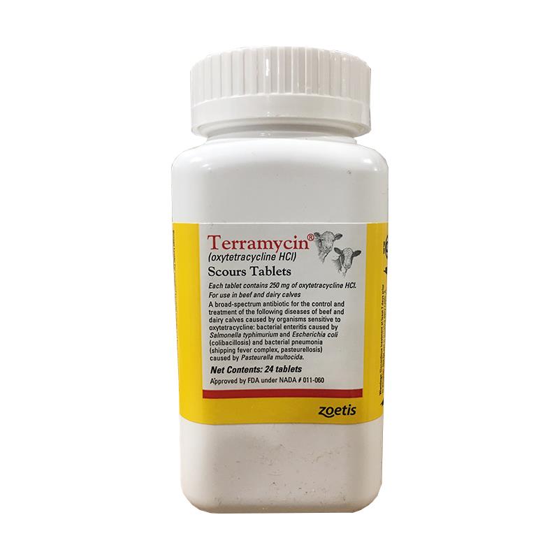 Terramycin Scour Tablets | Livestock Antibiotics - Allivet