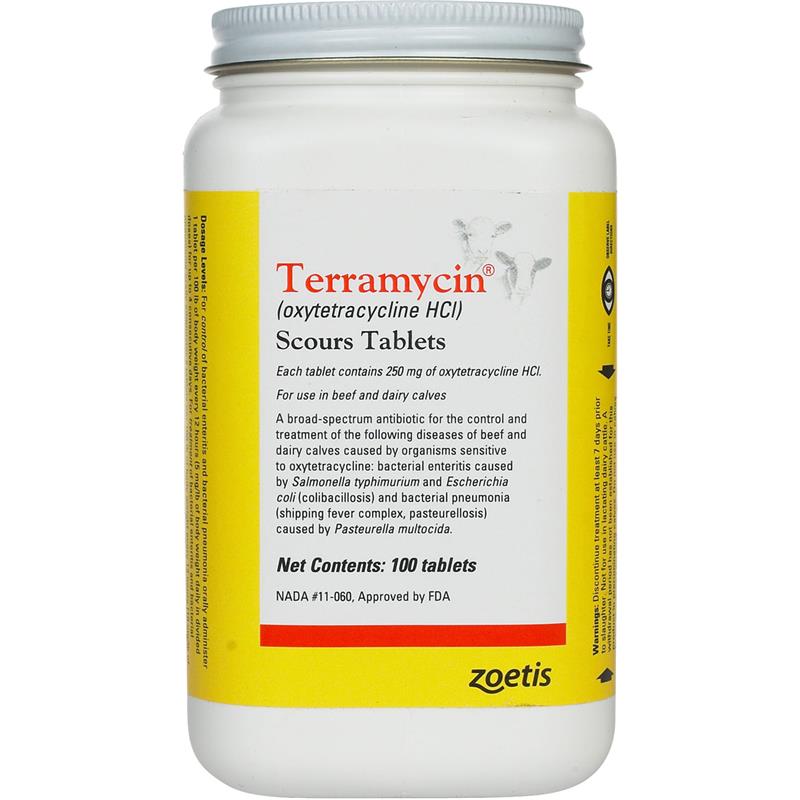 Terramycin Scour Tablets | Livestock Antibiotics - Allivet