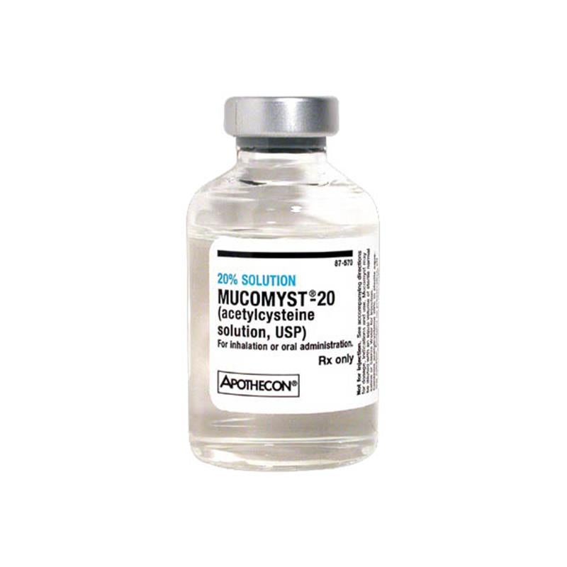 Buy MUCOMYST 20% ACETYLCYSTEINE 10 Ml for Horses