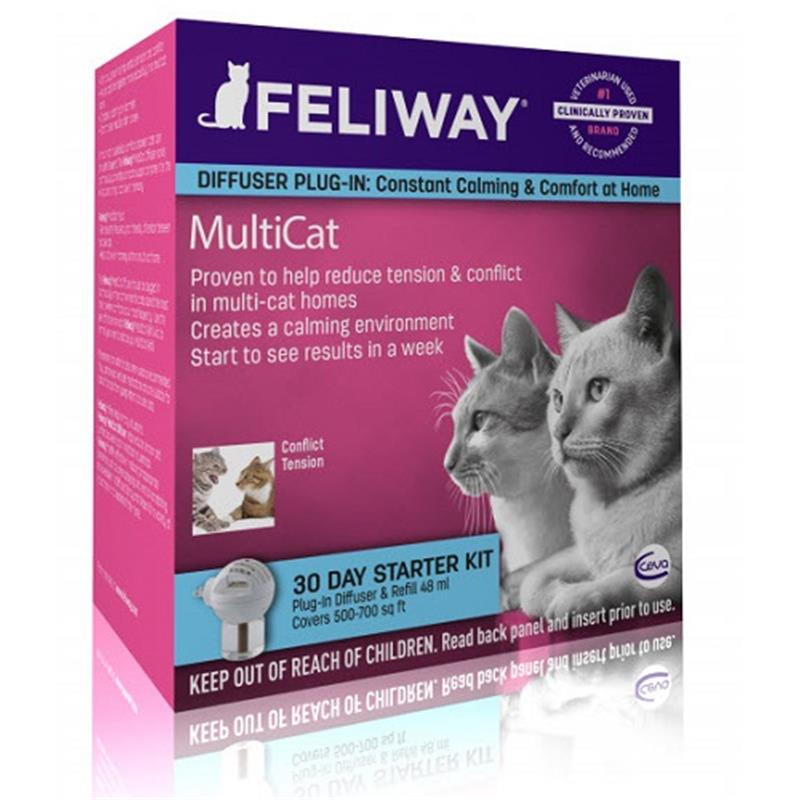 Feliway Multi-Cat Diffuser Plug-In Starter Kit | Allivet