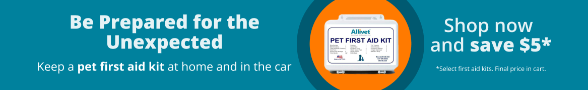 Allivet Pet First Aid Kit in Plastic Cabinet