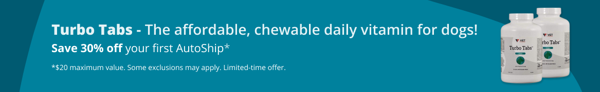 Turbo Tabs Daily Canine Multi-Vitamin Chew Tab, 180 ct