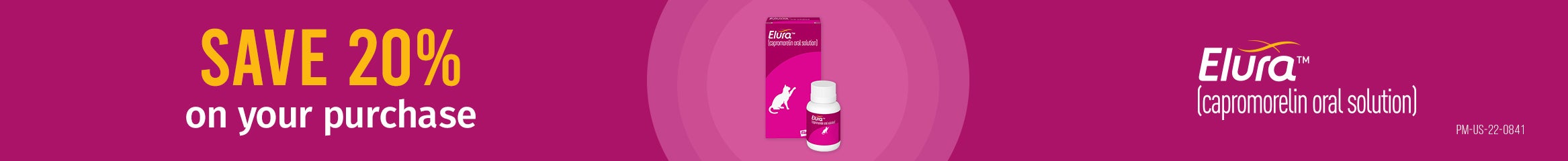 Elura (Capromorelin Oral Solution) 20 mg/mL for Cats, 15 ml | Allivet
